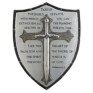 Roman Giftware Inc, Inspirational Armour of God Collection, 6.5" H Armor of GOD Wall Plaque,Religious, Inspirational, Durable (1x5x6)