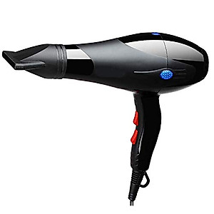 DNHCLL Pack of 2 Black Professional Plastic Hair Dryer Diffuser, Dryer Nozzle Wide Design Plastic Hair Dryer Nozzle Replacement Blow Flat Hairdressing Salon Styling Tool