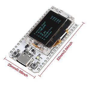 Diitao 2PCS ESP32 WiFi Kit,ESP32 OLED WiFi Kit ESP-32 0.96'' LED Display WiFi+Bluetooth 8MB Flash CP2012 Internet Development Board Blue Background Type C Module for Arduino ESP8266 NodeMCU