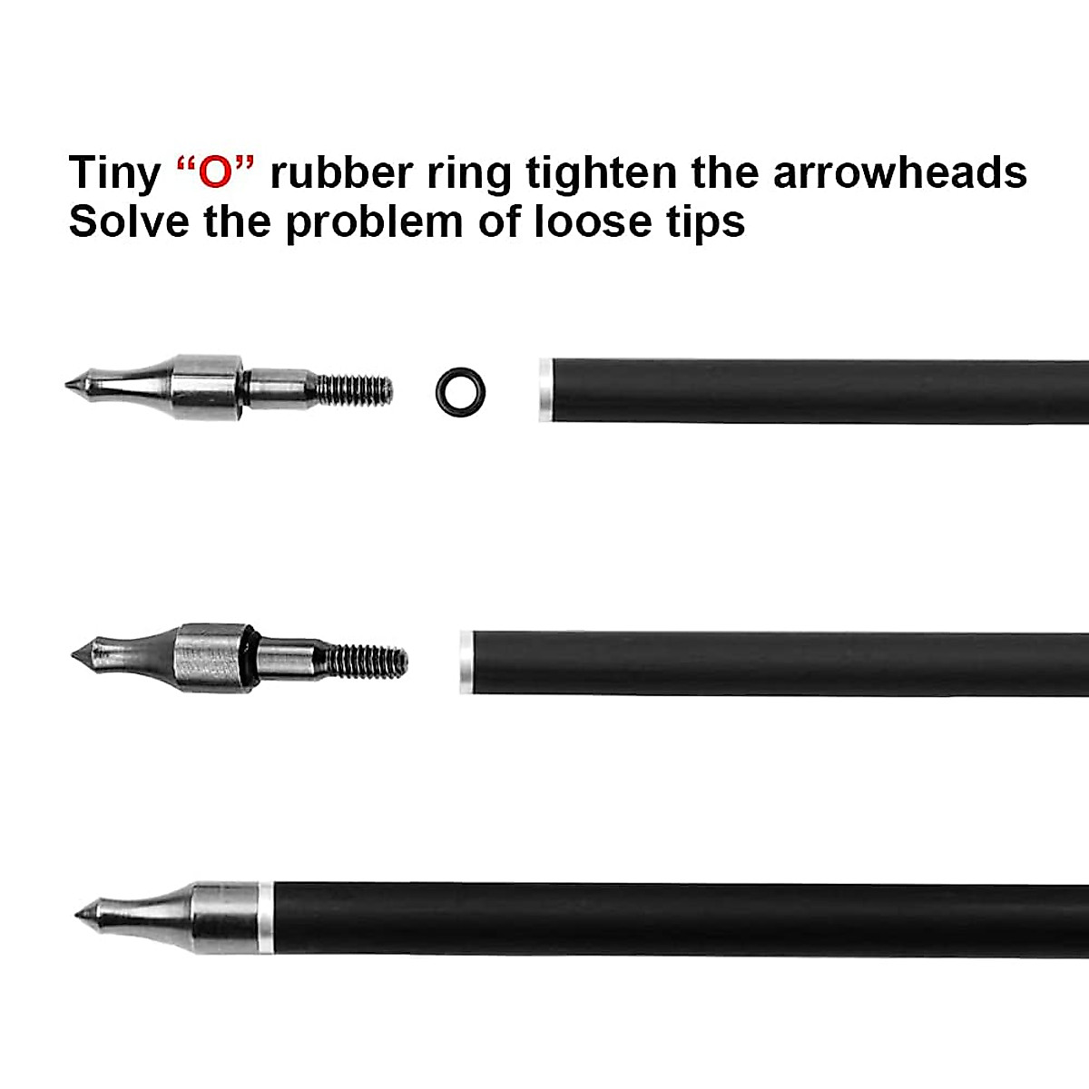 12 Pcs 30 Inch Archery Carbon Arrows 500 Spine Hunting Practice Target Carbon Arrows Shaft with 100 Grain Replaceable Tips for Archery Compound & Recurve & Traditional Bow (Purple Arrow)