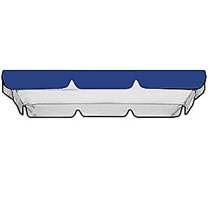 JHGF Patio Swing Canopy Fabric Waterproof Top Cover Cloth, Replacement Canopy Cover, All Weather Protection Outdoor Garden Furniture Covers for 2/3-Seater Chair Awning Glider Swing Cover