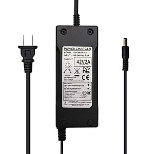 29.4V 4A Power Supply AC Adapter Charger for 24V 7S Lithium Li-ion Battery Pack 5.5x2.1mm DC Plug with a 5.5 * 2.5mm tip