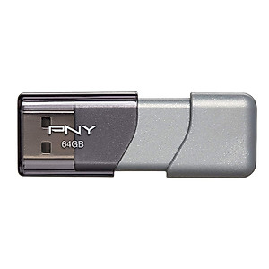 PNY 64GB USB 3.0 Flash Drive Elite Turbo Attache 3 (Ten Pack) Bundle with (5) Everything But Stromboli Lanyard (Model P-FD64GTBOP-GE)