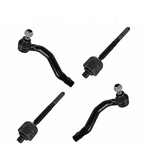 ORTUS UNI Tie Rod End Front Inner & Outer Kit Set of 4 Fits 1888149015