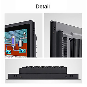 15.6 Inch Industrial Panel PC Capacitive Touch Screen Win10 Pro (8GB RAM+64GB SSD, Core i7-6500U)