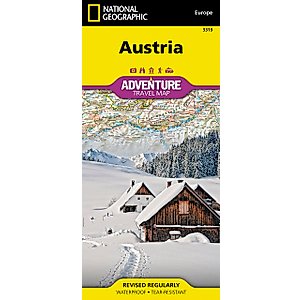 Austria Map (National Geographic Adventure Map, 3319)