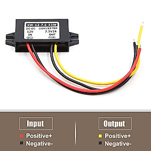 uxcell DC 12V Step Down to 7.5V DC 2A 15W Power Supply Module Electronic Transformer