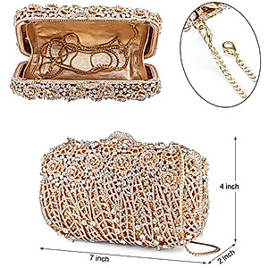 MOSSMON Crystal Clutch Women Luxury Rhinestone Evening Bag