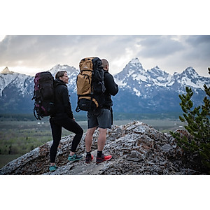 TETON 55L Scout Internal Frame Backpack for Hiking, Camping, Backpacking, Rain Cover Included