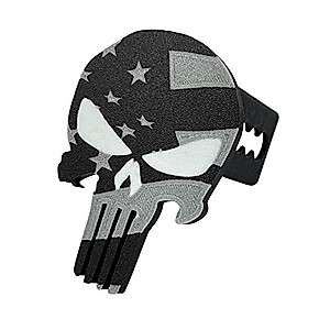 Punisher Dark Mode Plastic Hitch Cover