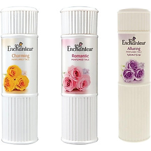 Perfumed Body Talcum Powder Charming, Romantic & Alluring Scent (Pack of 3 X 200 g / 7.05 Oz)