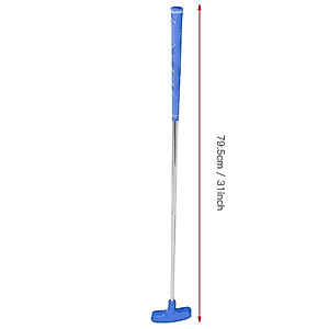 VGEBY Mini Putter, Portable Rubber 31inch Two-Way Putter for Kids Left and Right Hand(Blue)