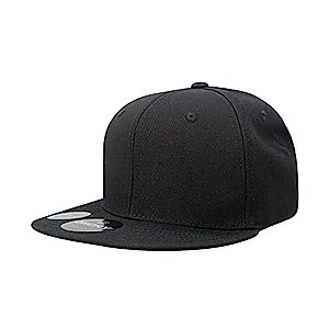 DECKY Retro Fitted Cap, Black, 7 5/8