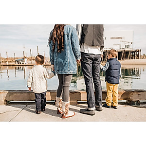 Acron Women's Mid-Calf Slouch Boot Slippers, Charcoal Faux Fur, 6.5-7.5