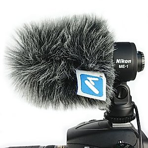 Micover Slipover Windscreen for Nikon ME-1 (Stereo Microphone)