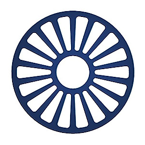 Tramontina Enameled Cast Iron Round Trivet, 7-Inch, Gradated Cobalt