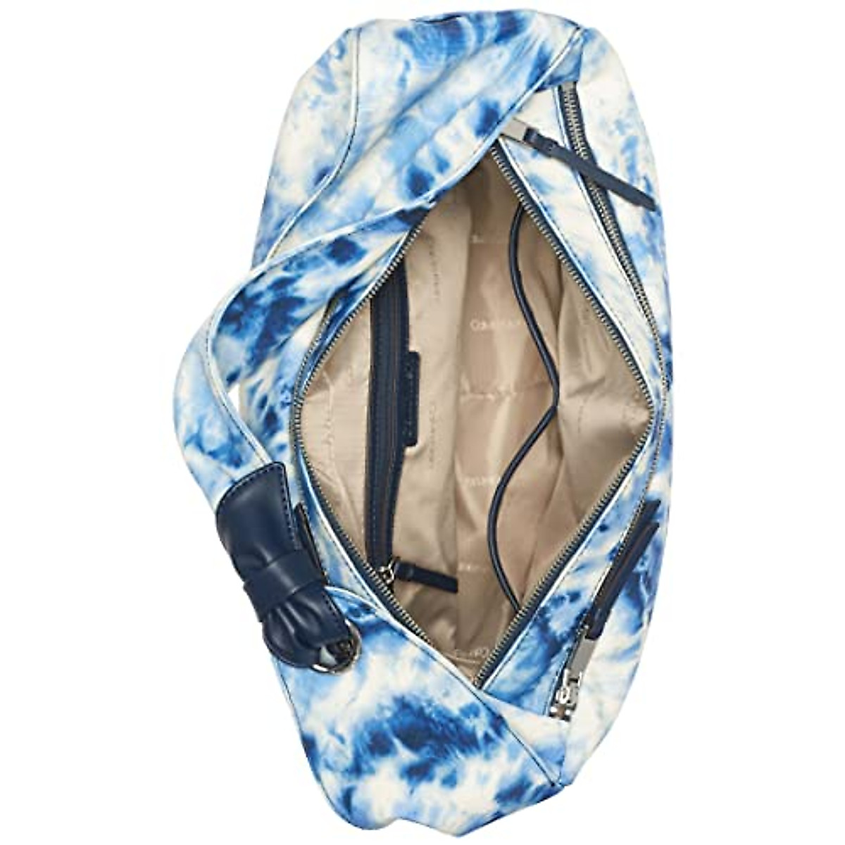 Calvin Klein Gracie Triple Entry Hobo, Serenity Blue Multi
