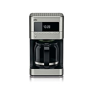 Braun KF7170SI BrewSense Drip Coffeemaker, 12 cup, Stainless Steel
