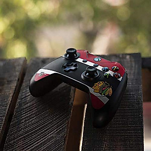 Skinit Decal Gaming Skin compatible with Xbox One Elite Controller - Officially Licensed NHL Chicago Blackhawks Jersey Design