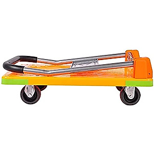 Generic Folding Cart with Wheels, Platform Trucks Push Cart Hand Trucks Utility Carts Service Carts, Wagon Maximum Load 150Kg/330Lb