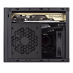 SilverStone Technology SUGO 16 Black Mini-ITX Small Form Factor case with All Steel Construction, SST-SG16B