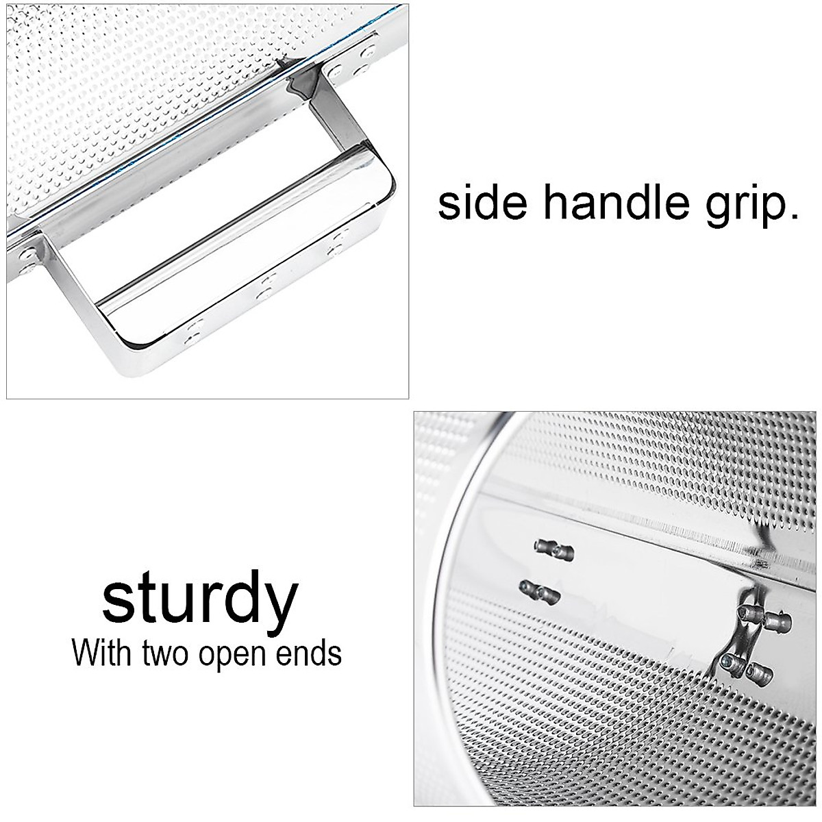 Alomejor Professional Guiro, 5 x 12.8'' Stainless Steel Guiro Shaker with Scraper Percussion Instrument