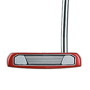 Orlimar Golf F60 Putter for Men Right Handed, Red/Black 35” Mallet Putter with Oversize Putter Grip