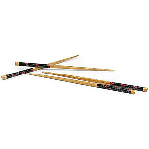 Naruto Shippuden Akatsuki Wooden chopsticks | Naruto Chopstick Set Of 2 | Anime Stuff | Kitchen Deco | Anime Wood Chopsticks | Official Licensed By Just Funky