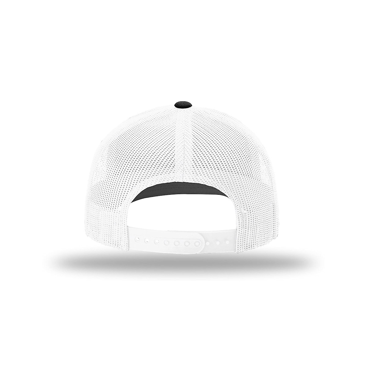 Tribal Buck American Flag Hunting Embroidered Meshback Trucker Cap Hat Black/White