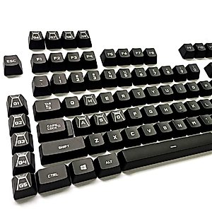 A Full Set 113 Keys keycaps Replacement for Logit G910 Orion Spark RGB Mechanical Gaming Keyboard