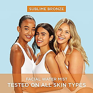 L'Oreal Paris Sublime Bronze Self Tanning Facial Mist, Water-Based Formula, Coconut Water & Vitamin E, 3 fl. Oz