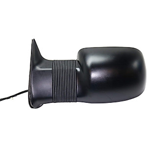 Kool Vue Mirror Compatible With 2000-2006 Chevrolet Suburban 1500, 2000-2006 Chevrolet Suburban 2500, Textured Black, Power, In-glass Signal Light Driver Side