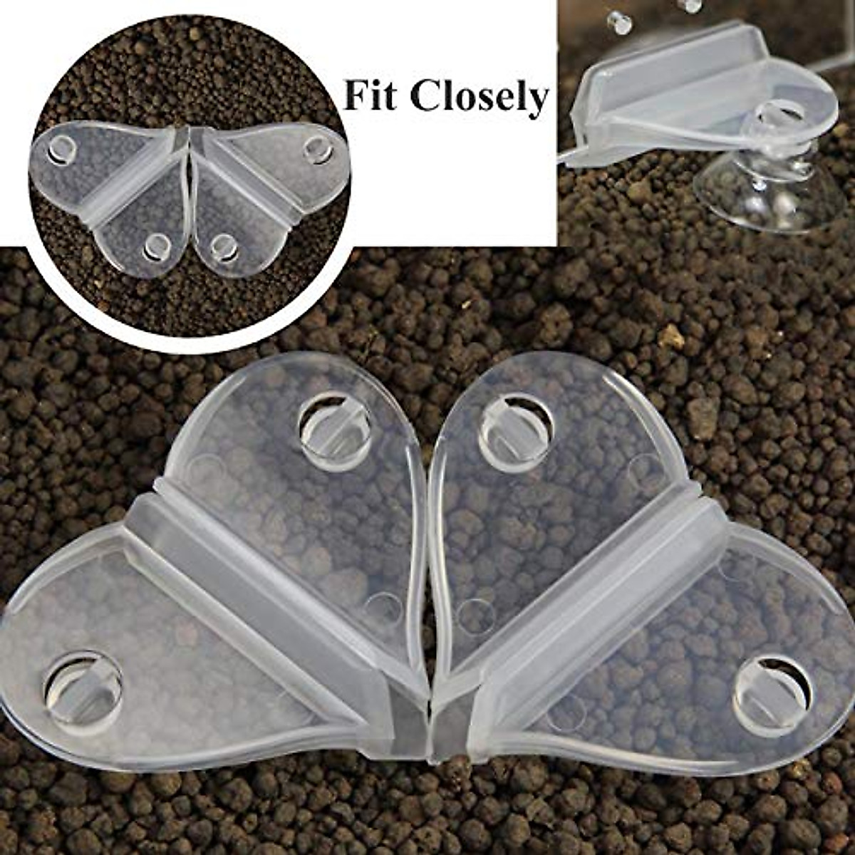 JZMYXA Aquarium Fish Tank Divider Suction Cup, 4 Pieces