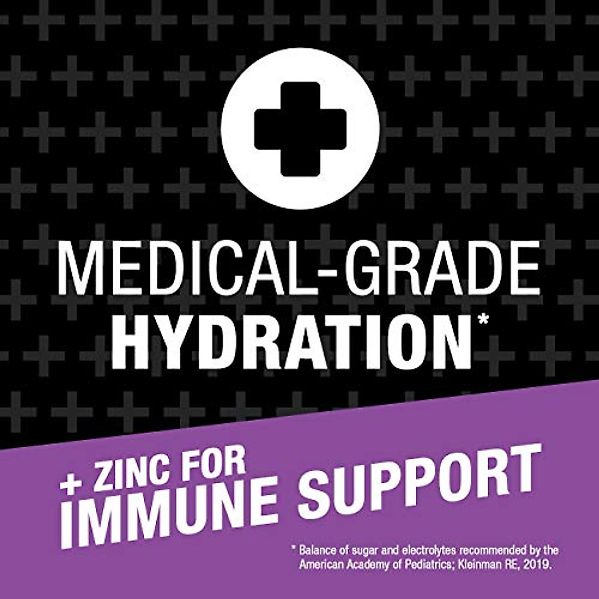 Pedialyte Advancedcare Plus Iced Grape Electrolyte Solution, 33.8 Fl Oz Bottle