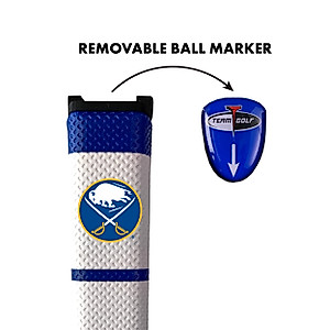 Team Golf NHL Buffalo Sabres Golf Putter Grip Team Golf NHL Golf Putter Grip (Multi Colored) with Removable Ball Marker, Durable Wide Grip & Easy to Control
