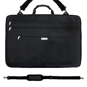 Happy2Buy4U ART PORTFOLIO full extension zipper, Portfolio Folder for Artwork, Waterproof Art Portfolio Case A3, Folder pocket Art Portfolio Case 18x24, Hard portfolio case, Portfolio 18x24