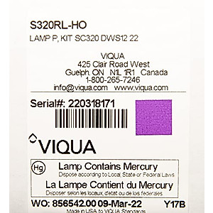 Viqua S320RL-HO UV Lamp