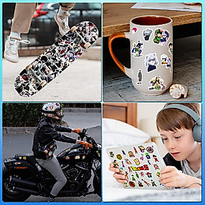 Arme Large Anime Stickers Mixed Pack,600Pcs Mixed With Classic Anime Theme Sticker Pack,Vinyl Waterproof Stickers and Decals for Bottles, Laptops, Skateboards&Notebooks, Stickers for Adults&Kids&teens