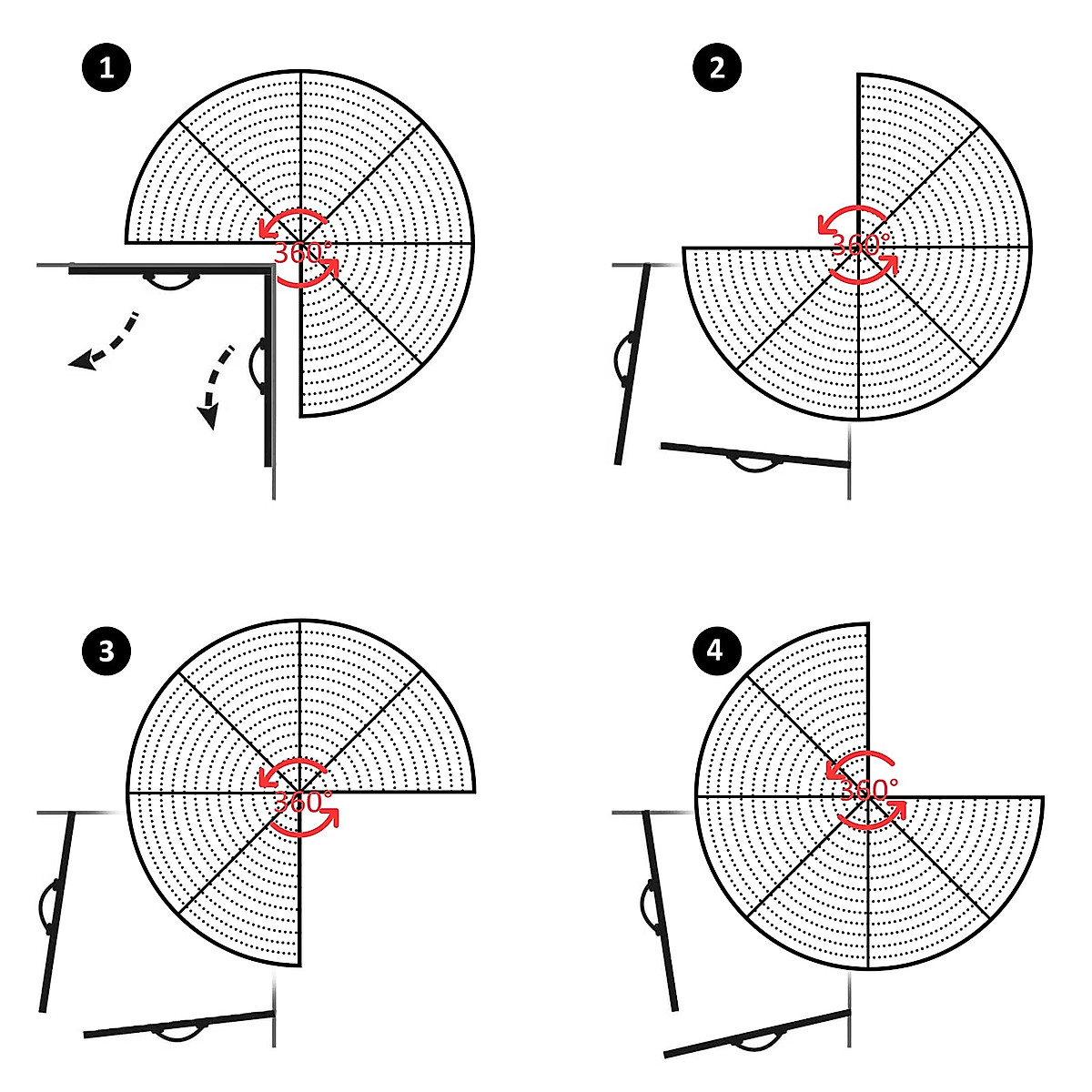 28 Inch Chrome Lazy Susan, 270° 2 Shelf Lazy Susan Turntable, Silver Blind Corner Shelf for Kitchen Condiments, Home Appliances & Dishes