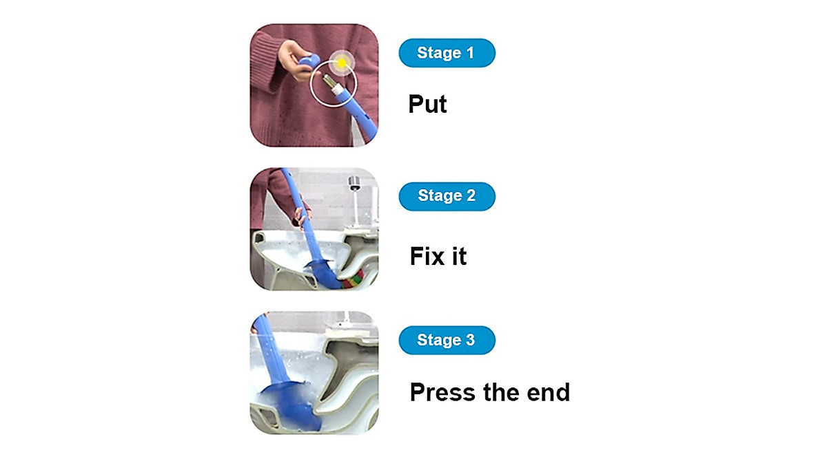 MR.PUNG Toilet Plungers & Kitchen Sink Tools - 20 pcs