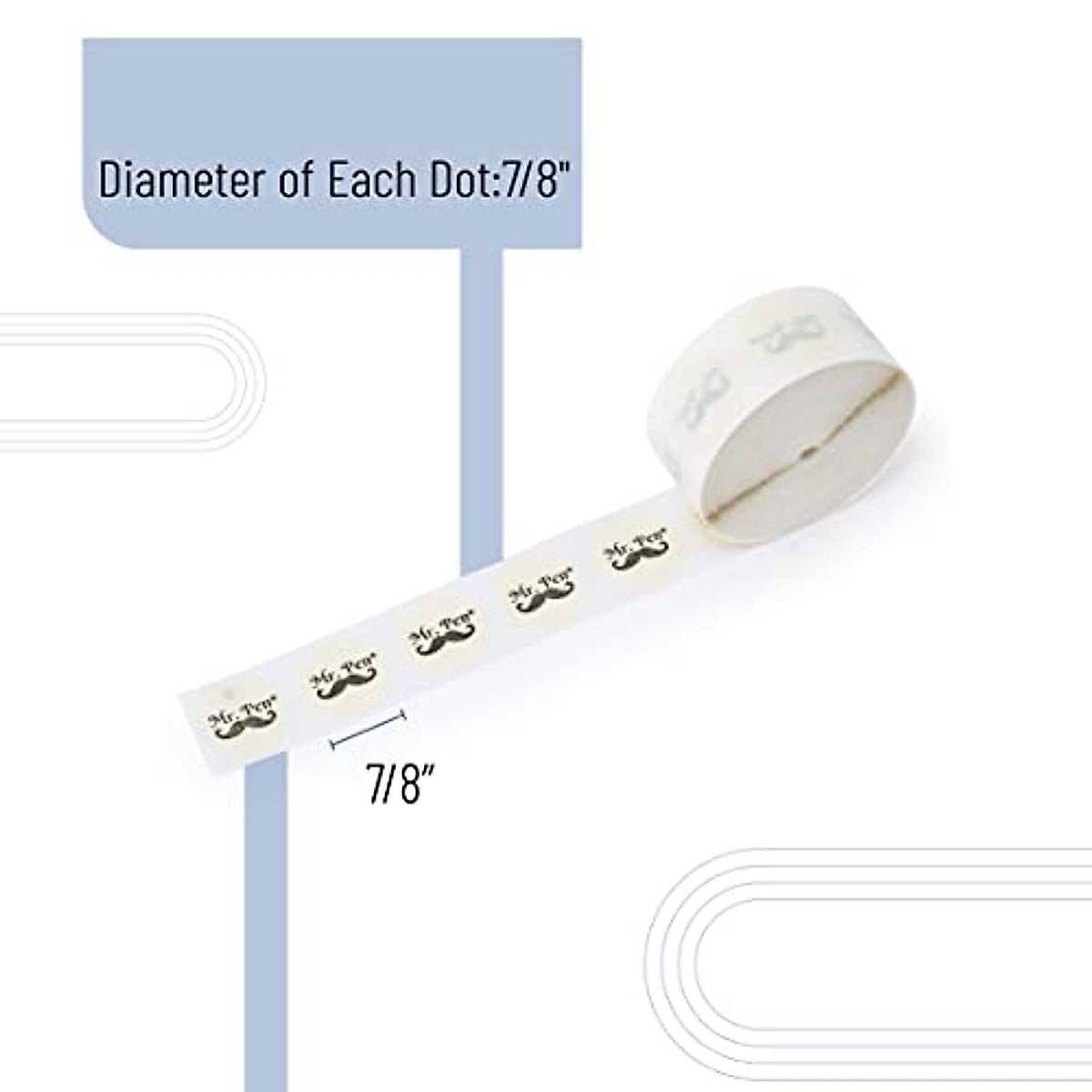 Mr. Pen- Professional Drafting Dots, 500 Pieces Drafting Dots, Art Tape, Tape Dots, Artist Masking Tape, Drafting Supplies, Architectural Dots Tape, Stationary Tape, Tape for Art and Drawing Paper