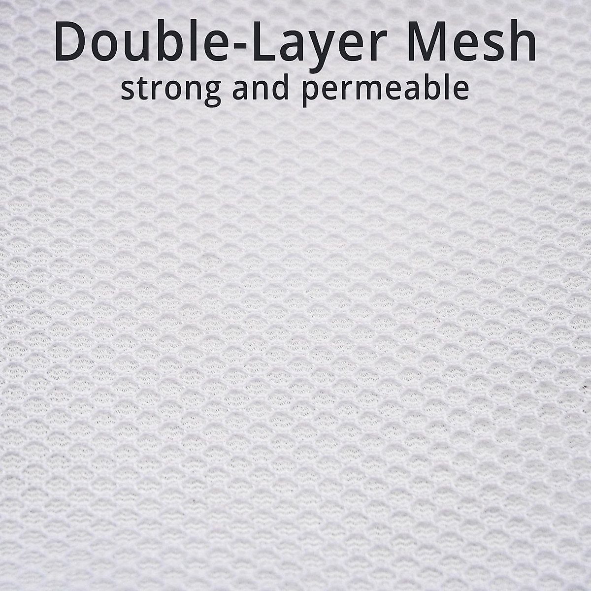 2Pcs Large Shoes Laundry Bags for Washing Machine, Fits Sneaker up to Size 14, Double Layer Mesh 16x14x3 inch Wash Bag with Built-in Divider