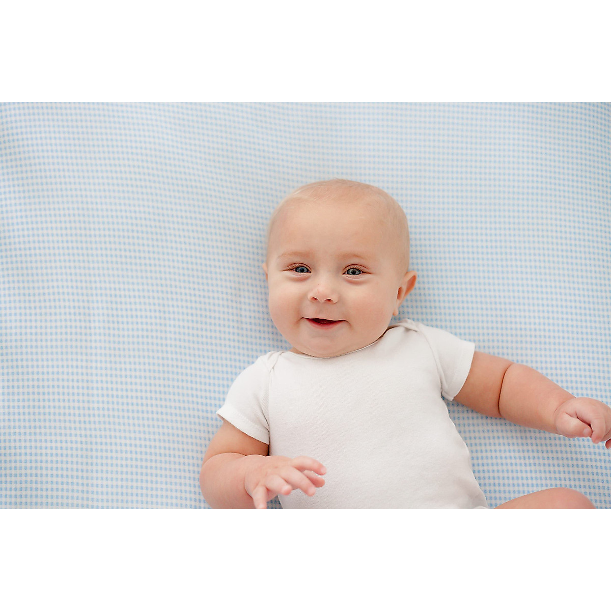 SheetWorld Fitted Oval (Stokke Mini) - Pink Gingham Jersey Knit - Made in USA