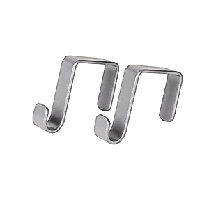 Over the Door Towel Rack - Laundry Room Drying Racl - Silver