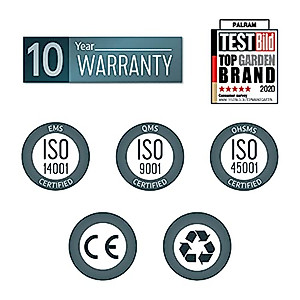 Palram - Canopia Arcadia 4300 Carport - 12' x 14' - Bronze/Gray