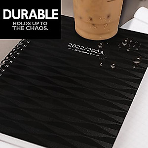 AT-A-GLANCE 2022-2023 Planner, Weekly & Monthly Academic, 5-1/2" x 8-1/2", Small, Elevation, Black (75101P05)