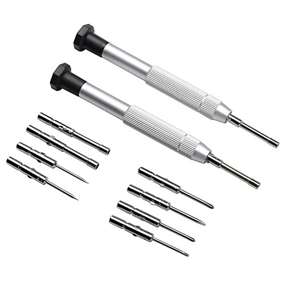 ETopLike® Screwdrivers Kit Repair Tool for Eyeglass/Glasses/Watch/Cellphone/Clock (12PCS, Travel Pocket)