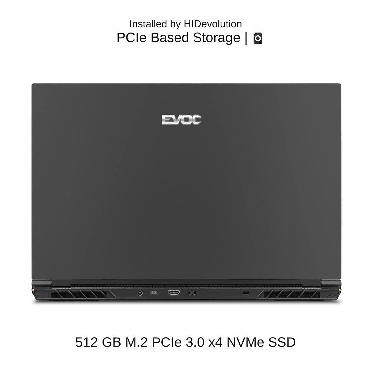 HIDevolution EVOC High Performance Systems PD701A (PD70PNP) 17.3" QHD 165Hz, 1.7 GHz i7-12700H, RTX 3060, 32 GB 3200MHz RAM, 512 GB PCIe SSD