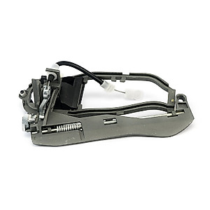 AA Ignition Front Passenger Side Door Handle - Right Side Replaces 51218243616, Compatible with BMW X5 2000, 2001, 2002, 2003, 2004, 2005, 2006 - Exterior Car Door Handle Carrier Assembly Replacement
