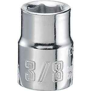 CRAFTSMAN Shallow Socket, SAE, 3/8-Inch Drive, 3/8-Inch, 6-Point (CMMT43001)